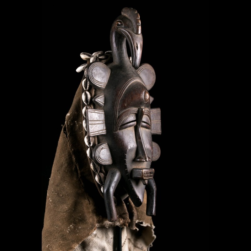 Masque africain Senoufo Kpeliye Galerie d'Art Africain Authentique