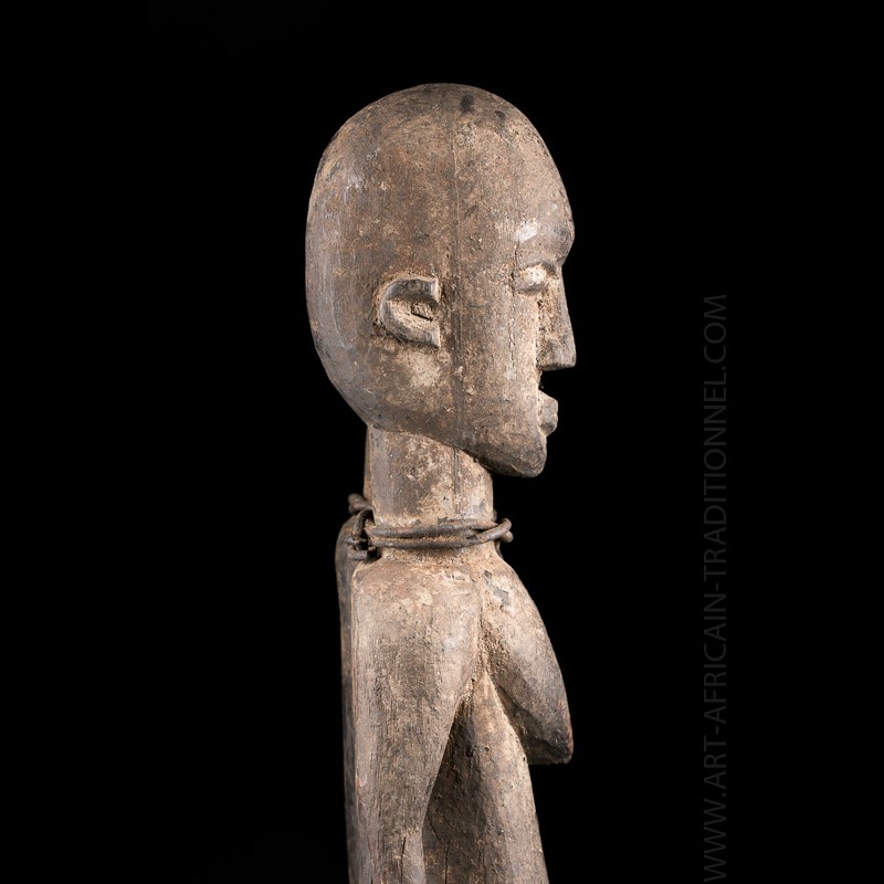 Two-headed Bateba Figure Lobi Authentic African Tribal Art Gallery