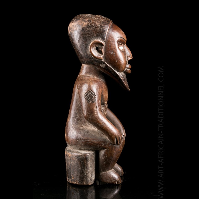 Statue Biteki Bembe - Art Tribal Africain Authentique Traditionnel