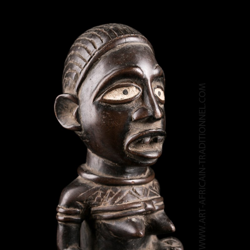 Maternité Pfemba Kongo Yombé - Art Tribal Africain Authentique Traditionnel